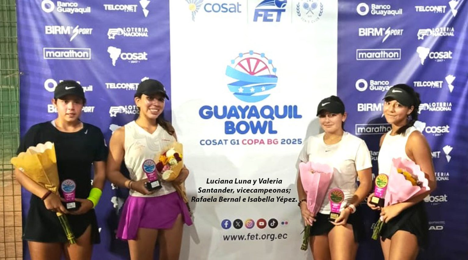 Robles, a la final del Guayaquil Bowl Copa BG; Yépez y Bernal ...